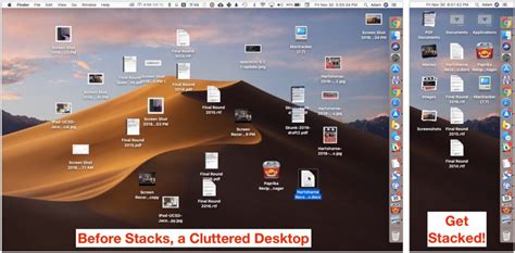 Get Stacked Reduce Icon Clutter In Mojave With New Desktop Stacks Mac Fusion