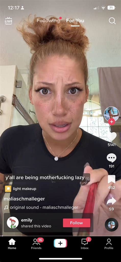 Malia Schmalleger… This Video Is Nauseating Calling Everyone Lazy And Needs To Be Better As If