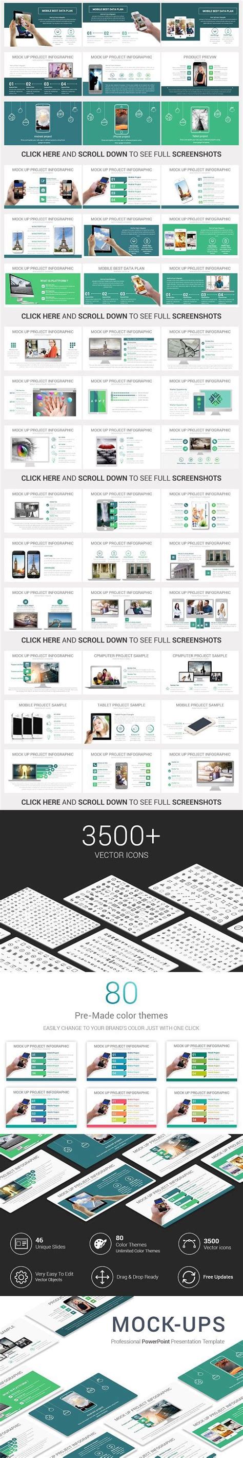 Mock Ups PowerPoint Template Google Slides Templates Powerpoint Templates Google Slides