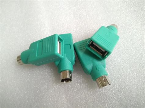 Ps2 Revolution Usb Female Adapter Ps2 Male Head Mouse Keyboard Adapter