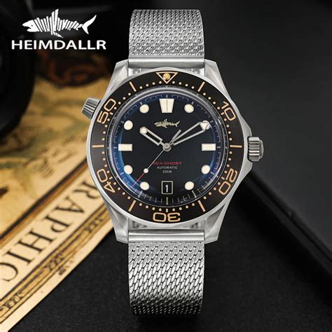 Heimdallr Reloj De Titanio Para Hombre Cron Grafo Mec Nico Autom Tico C Luminoso De Nailon