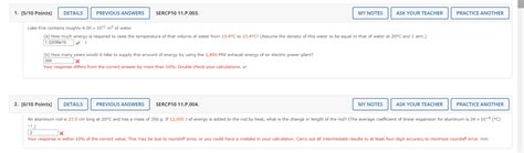 Solved 1 [5 10 Points] Details Previous Answers Sercp10