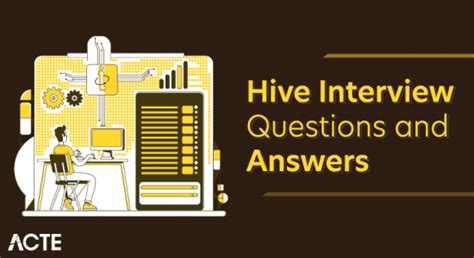 Apache Hive Interview Questions Answer GUIDE TO CRACK Updated