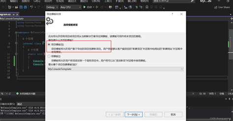 VS创建自定义模板一眼就会 vs w项目模版 CSDN博客