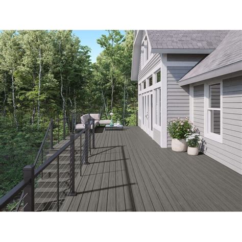 Deckorators Voyage 1 In X 6 In X 16 Ft Sierra Grooved Composite Deck Board In The Composite Deck