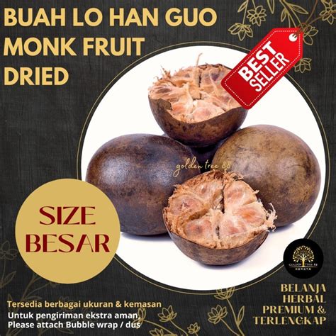 Jual Premium Buah Lo Han Kuo Lo Han Guo Asli Tiongkok Fresh Original Ukuran Besar Dan Jumbo