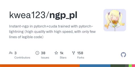 Github Kwea123ngppl Instant Ngp In Pytorchcuda Trained With