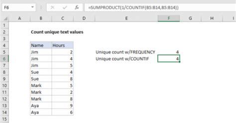 How To Count Distinct Values In Excel And Unlock Data Insights Earn And Excel