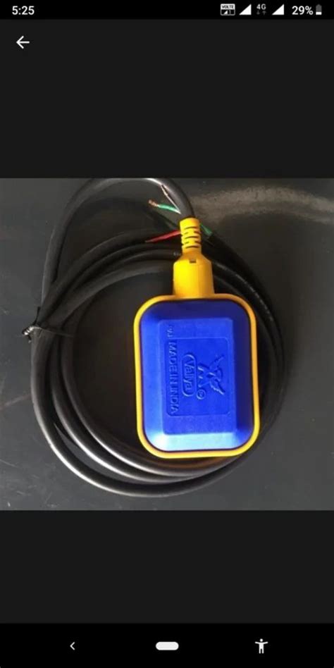 Cable Float Level Switch Top Mount Plastic At Rs 405 In Ahmedabad Id 2854569897588