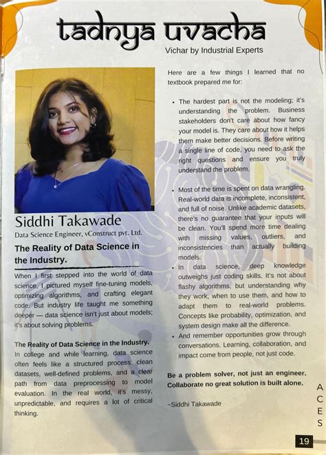Hey Folks Its My Article Published In A Magazine Woohooo From Siddhi Takawade