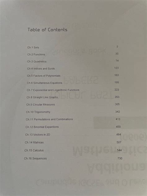 Cambridge Additional Mathematics 0606 Past Year Papers Hobbies And Toys Books And Magazines