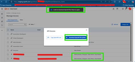 Unable To Download Openapi 30 Json File From Dataservice Data