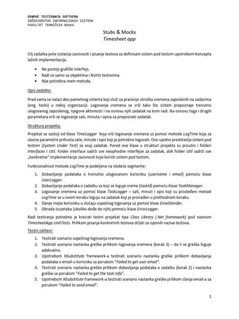Zadatak Timesheetapp Pdf Zadatak Timesheetapp Pdf