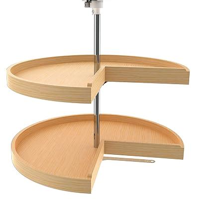 Amazon Com Rev A Shelf Inch Polymer Pie Cut Shelf Lazy Susan Blind Corner