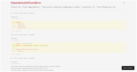 Vertical Timeline Reactjs Examples CodeSandbox