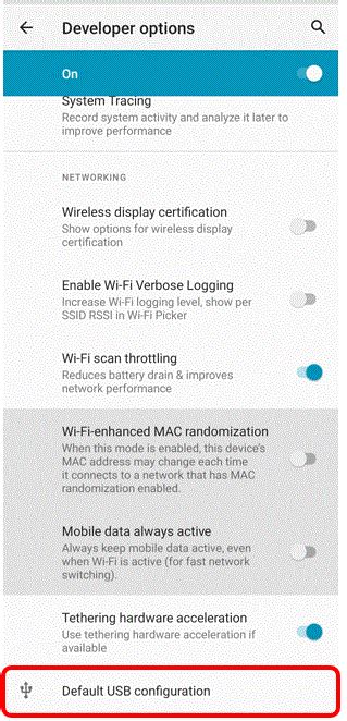 Change Default USB Setting Motorola Support US