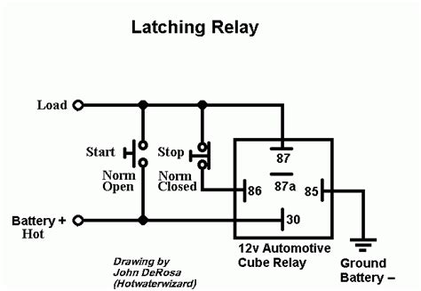 Relay Latching Circuit Diagram Latching Relay Where To Buy Diy