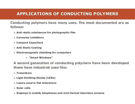 Conducting Polymers