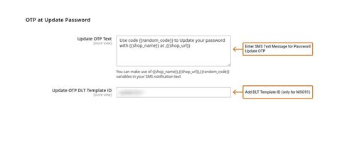 Update Otp Message Support Portal For Magento Extensions And Services