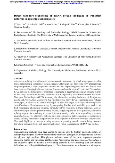 Pdf Direct Nanopore Sequencing Of Mrna Reveals Landscape Of