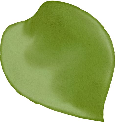 Watercolour Green Leaf 13929385 Png