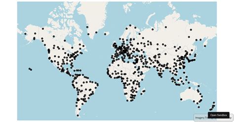 react geographic map binding shapefile points codesandbox