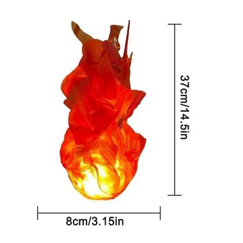 Halloween Decor Props Simulation Floating Fireball Lamp Artificial