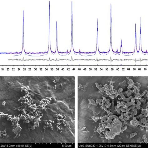 X Ray Powder Diffraction And Scanning Electron Microscopy Of The Tio 2 Download Scientific