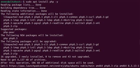 How To Install Php On Ubuntu 2404 Ultahost Knowledge Base