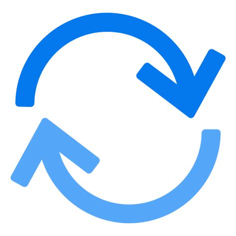1 Rotate Arrows Reload Sync Repeat Icon Download On Iconfinder