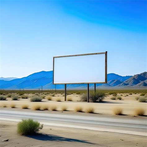 Premium AI Image A Billboard Without Content To Insert Its Own Design