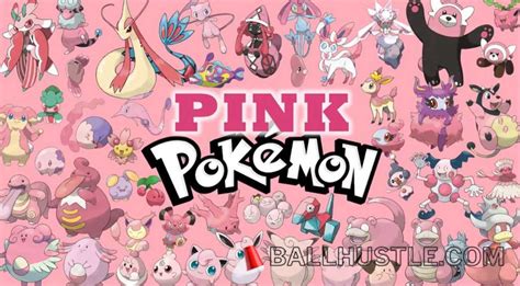 All Pink Pokémon Complete List Guide Ballhustle