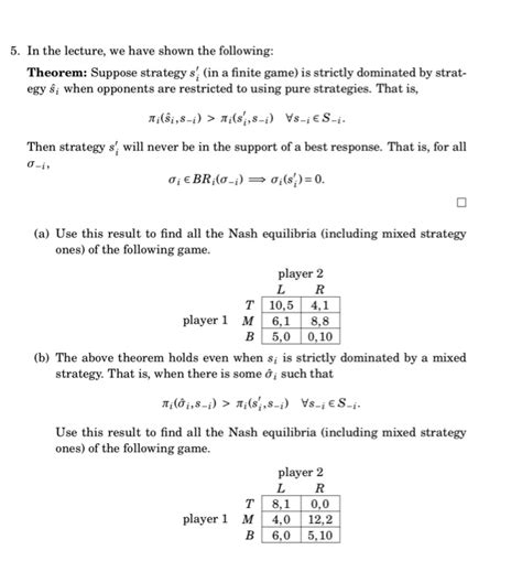 solved 4 consider the following two player game player 2 a