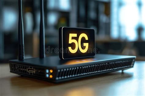 High Speed 5g Wireless Router Showcasing Modern Technology In Home High Speed 5g Wireless Router Showcasing Modern Technology In Home