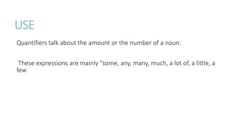 Quantifiers Explanation Pptx