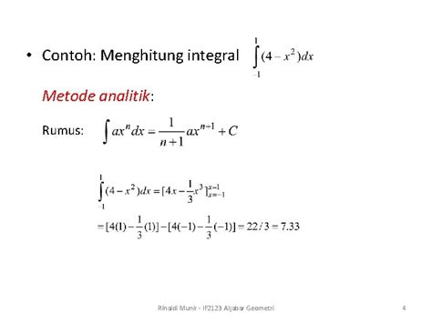 Aplikasi Metode Eliminasi Gauss Pada Metode Numerik If