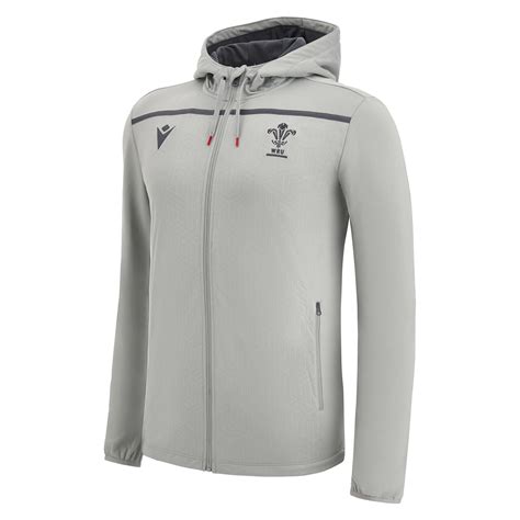 Wales Wru M2223 Travel Rugby Hoodie Full Zip Sweatshirt Decathlon