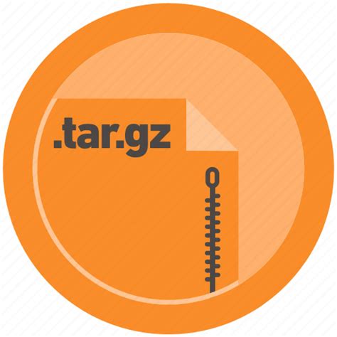 Document Extension File Format Round Roundettes Targz Icon