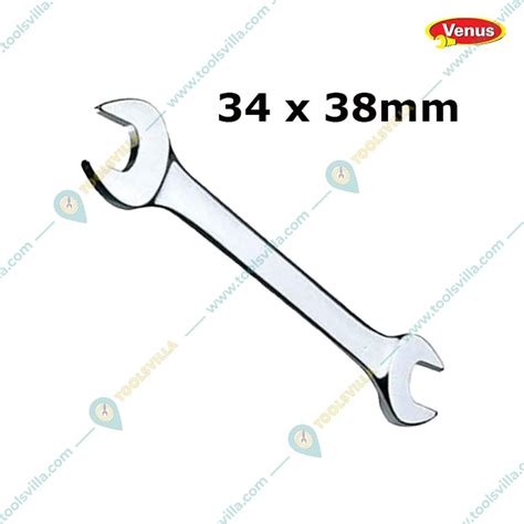 Large Double Ended Open Jaw Spanner 34 X 38mm 895