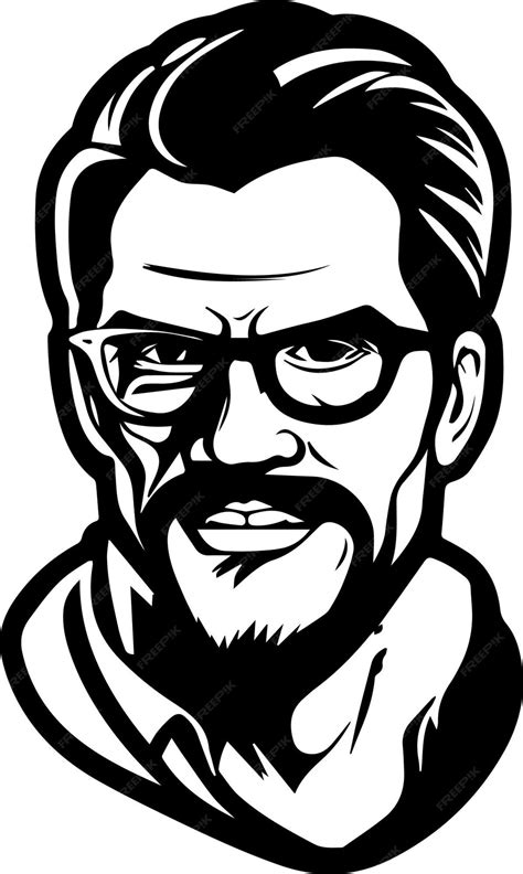 Premium Vector Man Face Logo