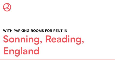 Sonning Reading England With Parking Rooms For Re Uk