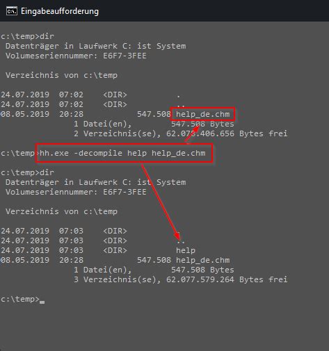 Decompile Extract Chm Files Da Helpcreator Create Online Help Easily