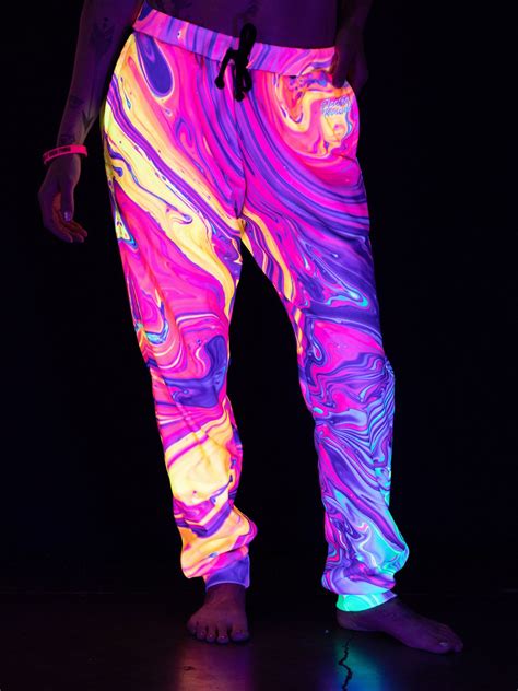 Neon Clothes Blacklight Reactive Festival Clothing Electrothreads