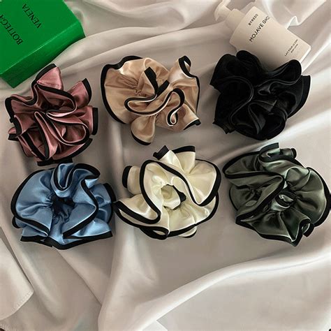 라인 왕 곱창밴드 머리끈 헤어 슈슈 머리끈 스크런치 에이블리