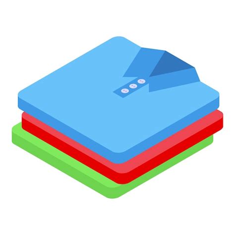 Premium Vector Clothes Stack Icon Isometric Of Clothes Stack Vector Icon For Web Design