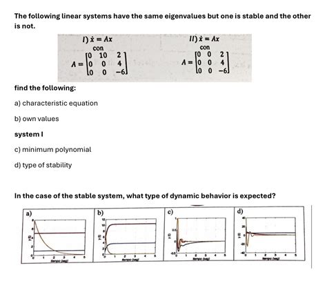 solved the following linear systems have the same