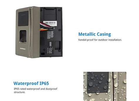 Waterproof Outdoor Metal TCP IP RS Wiegand Network Security RFID Biometric Fingerprint