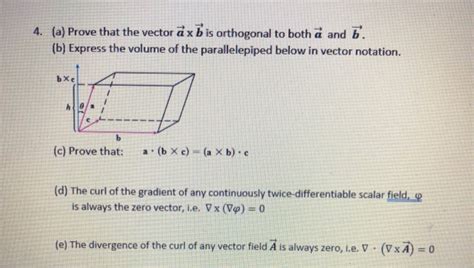 Solved A Prove That The Vector Ax B Is Orthogonal To Chegg Com