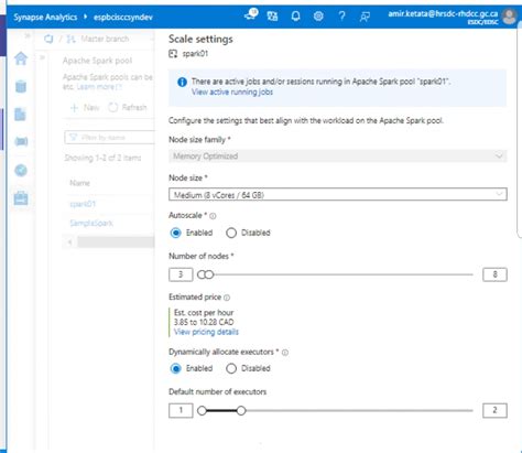 Spark Settings In Synapse Analytics Analytics And Cloud Amir