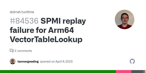 SPMI Replay Failure For Arm64 VectorTableLookup Issue 84536 Dotnet Runtime GitHub